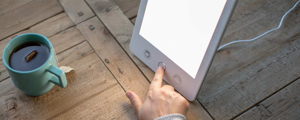 HappyLight® Luxe 10,000 lux Light Therapy Lamp w/Timer | Shop Verilux