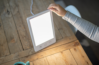 HappyLight® Luxe 10,000 lux Light Therapy Lamp w/Timer | Shop Verilux